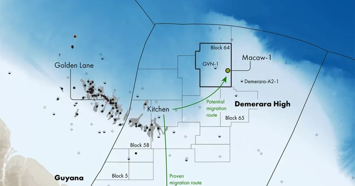 Verschuiving naar ondiep water: Macaw-1 boorput zet Demerara Shelf weer ...
