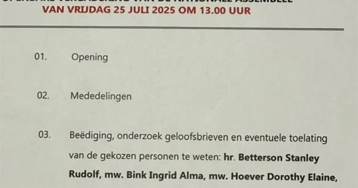 DNA vergadert vrijdag over toelating van acht nieuwe coalitieleden ...