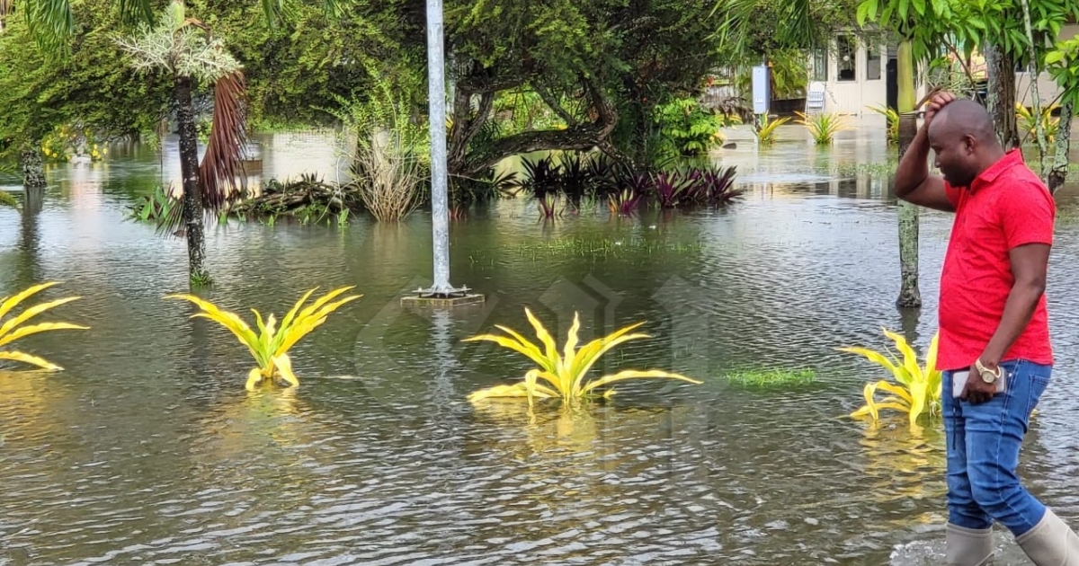 STVS uit de lucht door wateroverlast | Suriname Nieuws Centrale