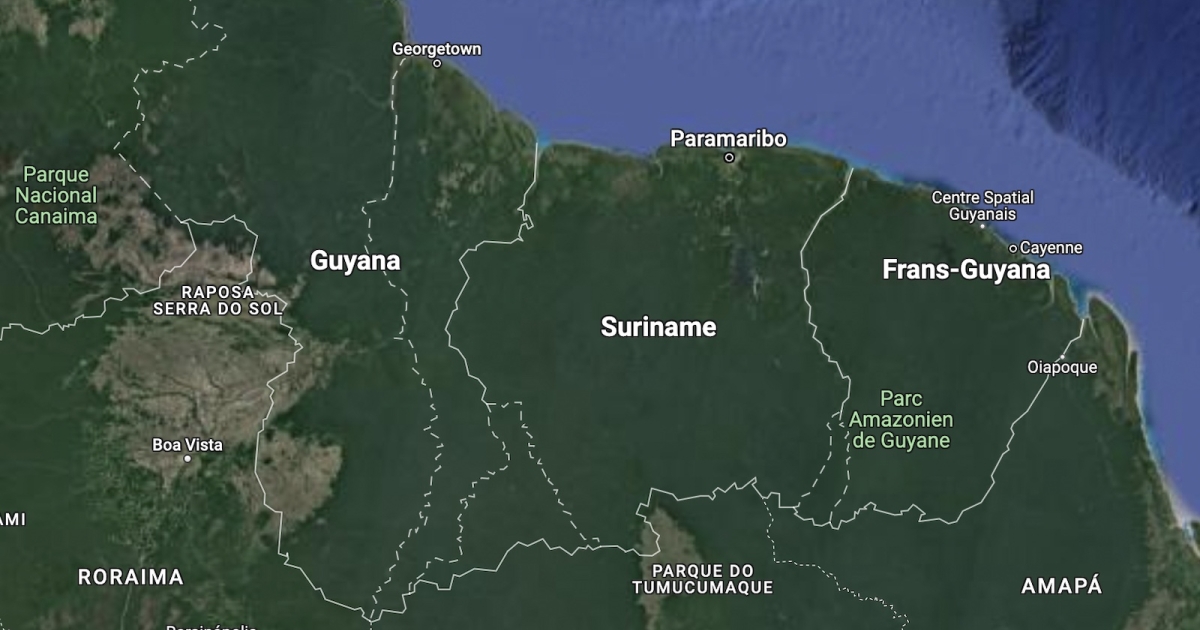 Google Maps markeert Tigri nu als betwist gebied | Suriname Nieuws Centrale