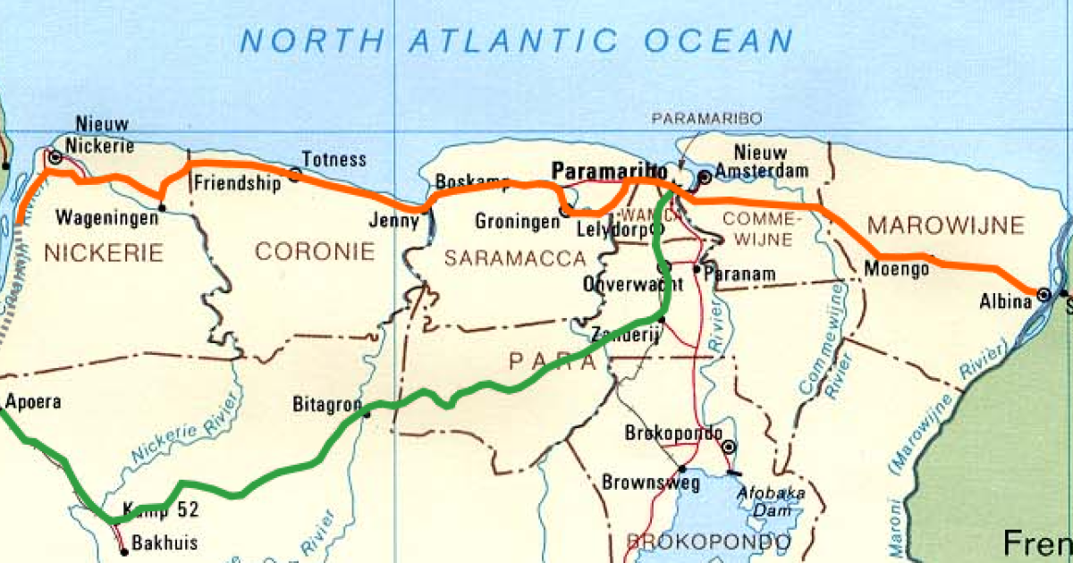 Bruggen over Corantijn en Marowijne nog in onderhandelingsfase ...