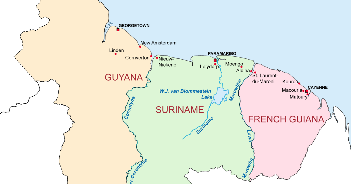 Arbitragetribunaal stelt maritieme grens vast tussen Guyana en Suriname ...