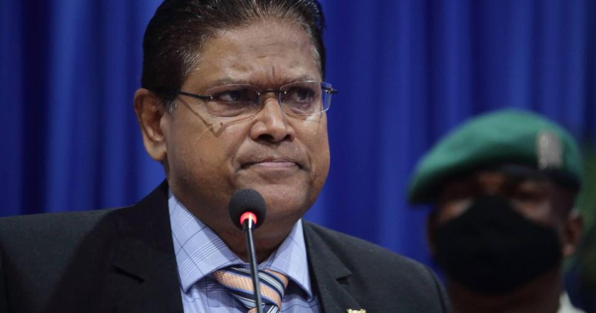 Geluidsopname President Chan Santokhi over zijn gezondheidssituatie ...