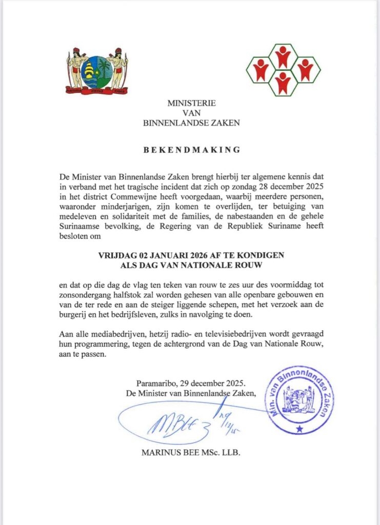 Resultaat obductie rapport overleden verdachte D.A | Suriname Nieuws ...